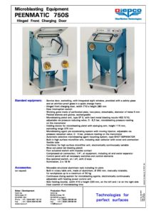 PM750S_E | Microblasting Equipment