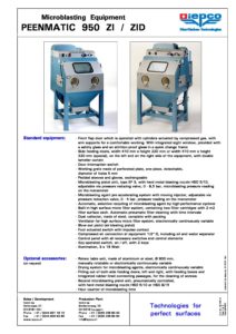 PM950ZI_E | Microblasting Equipment